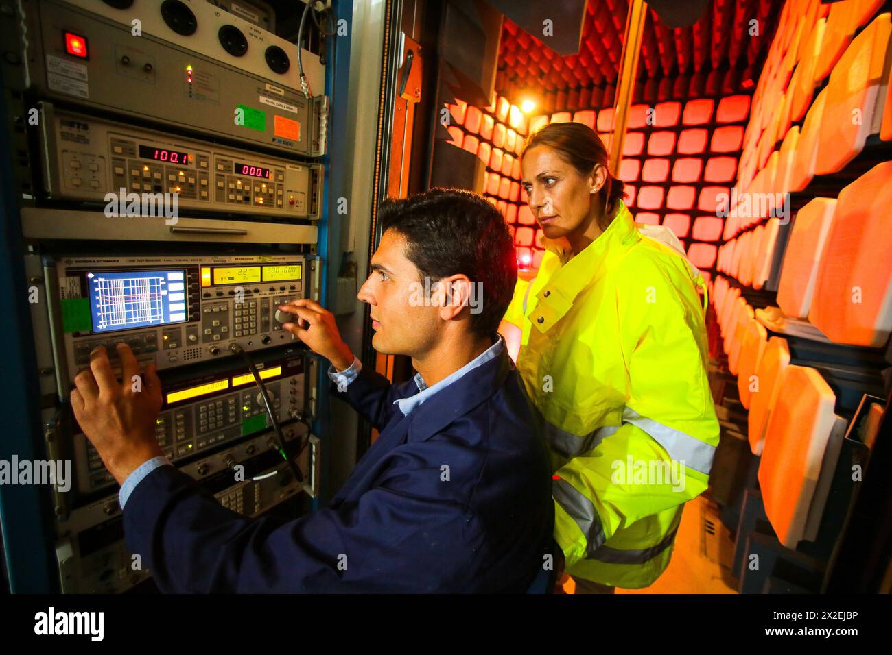 Researchers. Anechoic chamber. EMC & Telecom Lab. Certification of Low ...