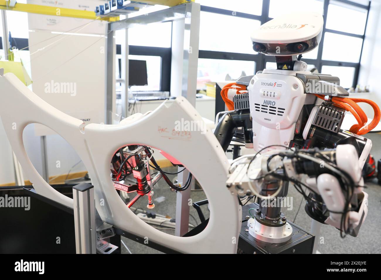 Robot with two arms for flexible robotics. Humanoid robot for ...