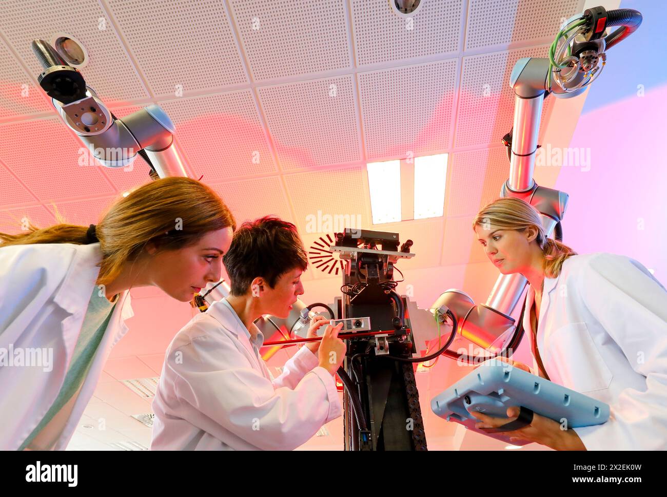 Robot with two arms for mobile manipulation, Humanoid robot for ...