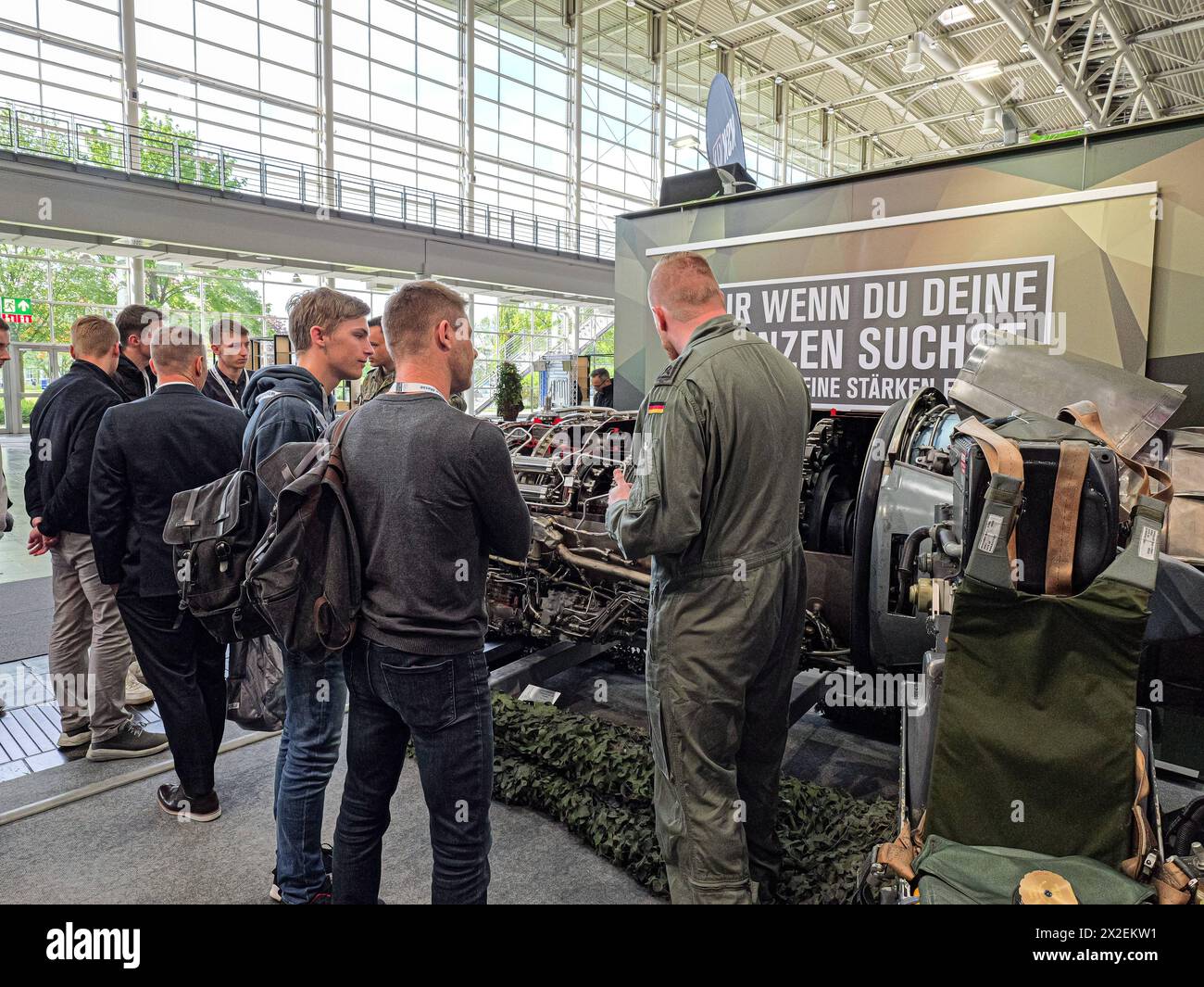Hannover Messe 2024 Die Bundeswehr zeigt auf der Hannover Messe 2024 ihre Techniken und ...