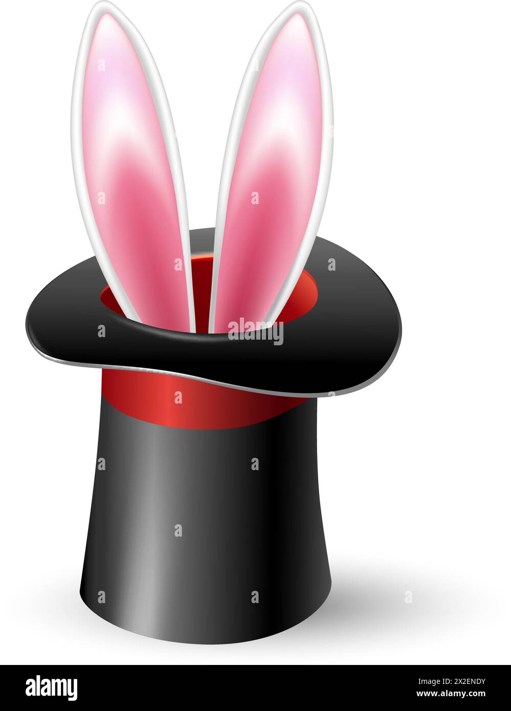 Magician top hat rabbit hi-res stock photography and images - Alamy