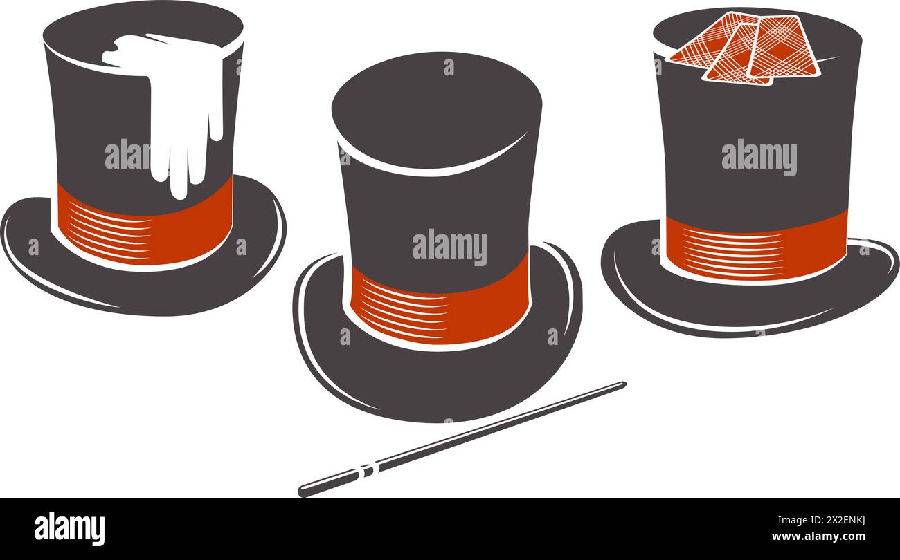 Magician playing cards Stock Vector Images - Alamy