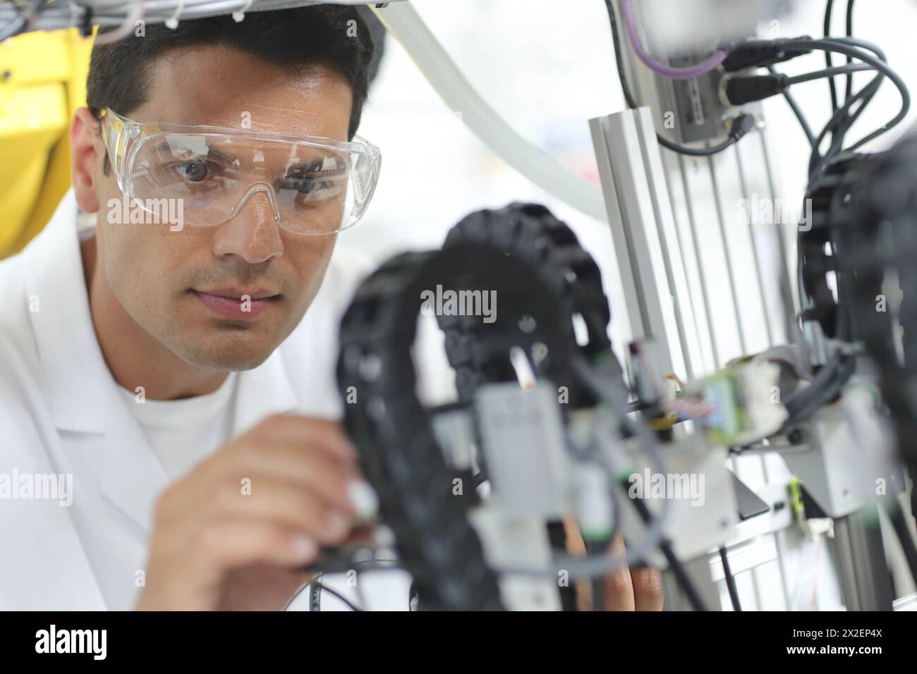 Robotic cell manufacturing composite preforms. Dry fiber preform ...