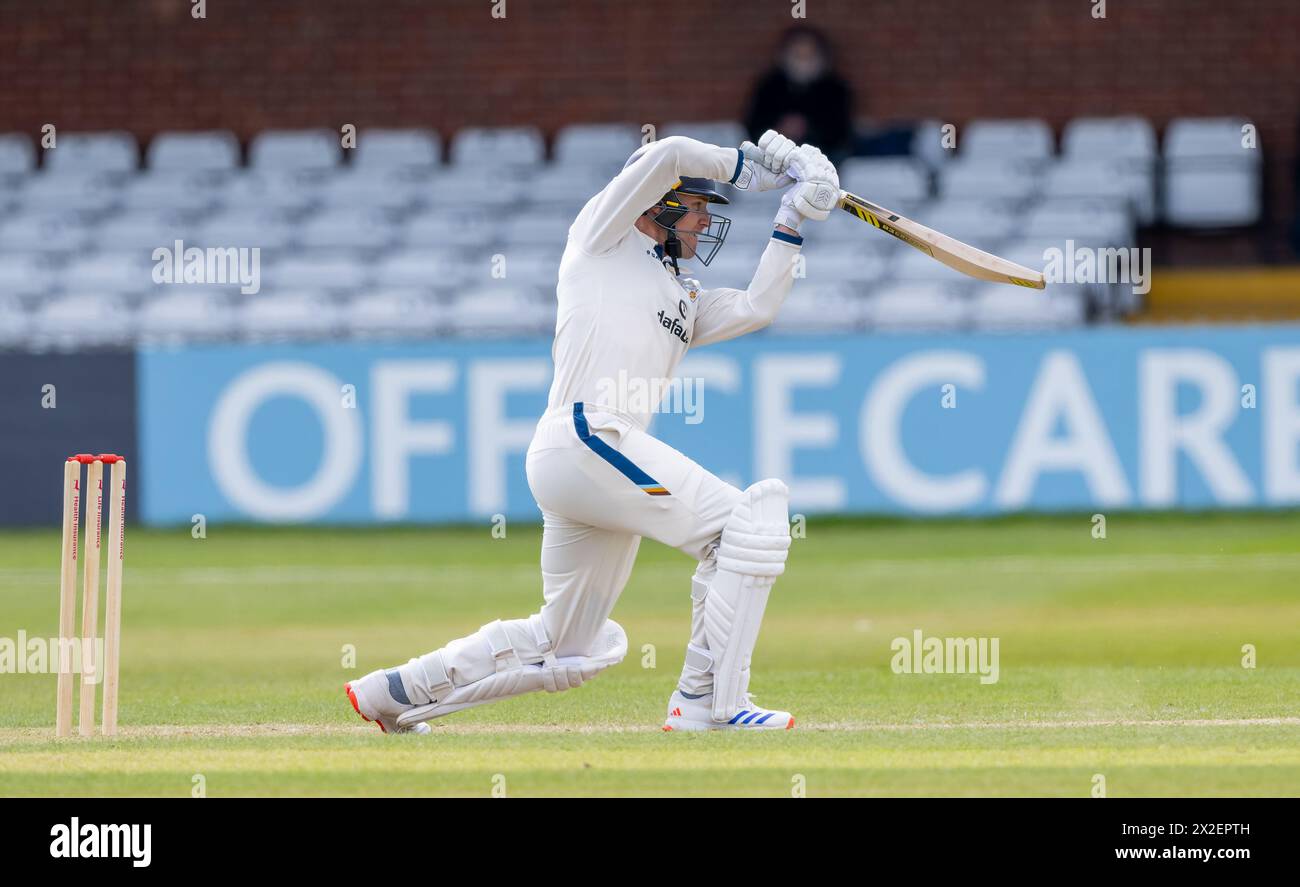 Derbyshires luis reece batting hi-res stock photography and images - Alamy