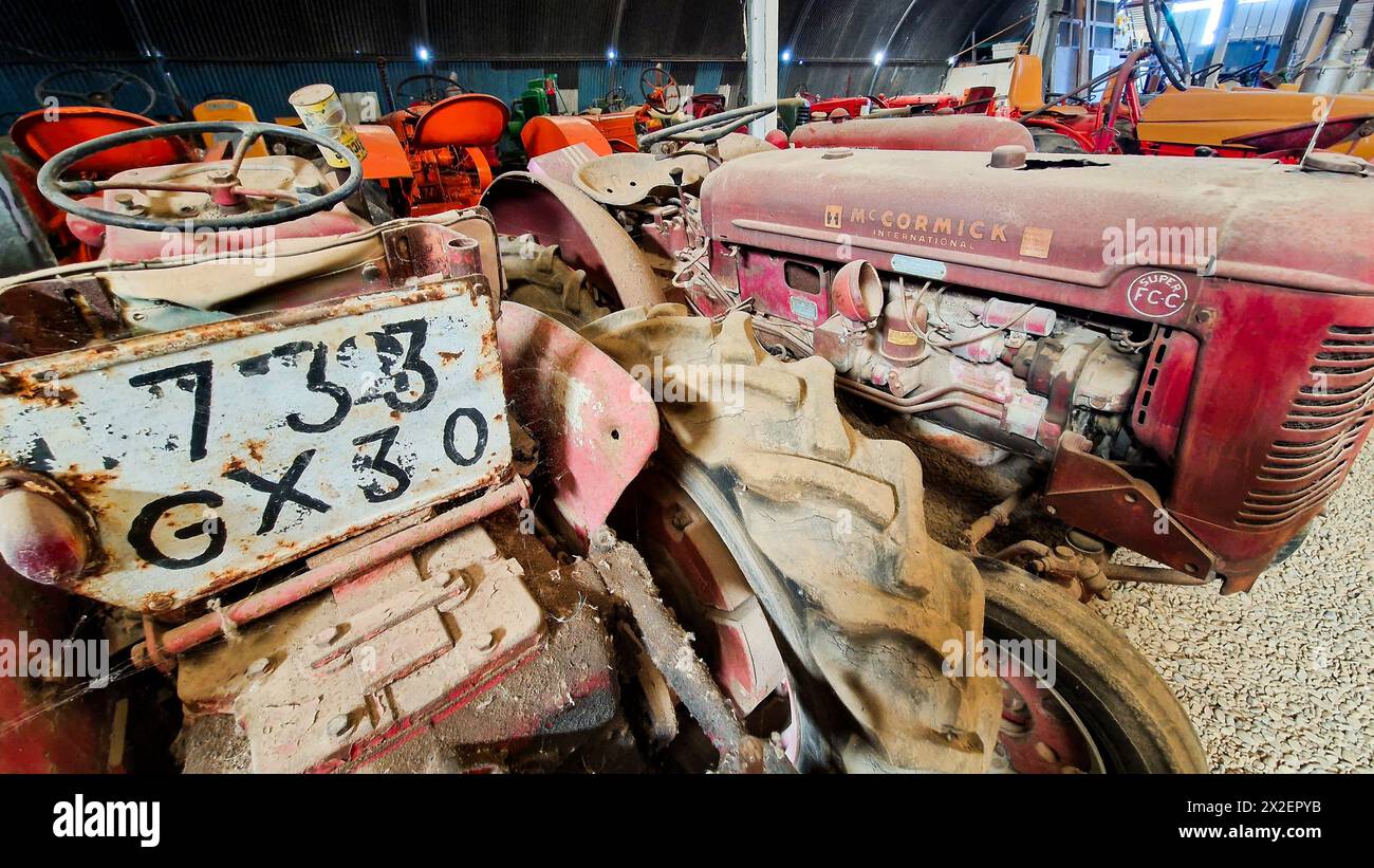 Collection old farm vehicles hi-res stock photography and images - Alamy