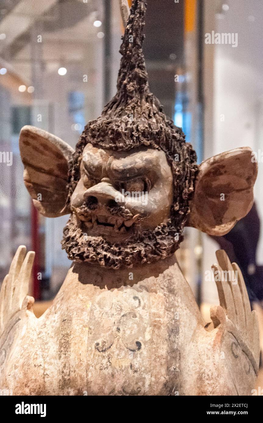 Ancient Chinese Sculpture, Cultural Object Stock Photo - Alamy