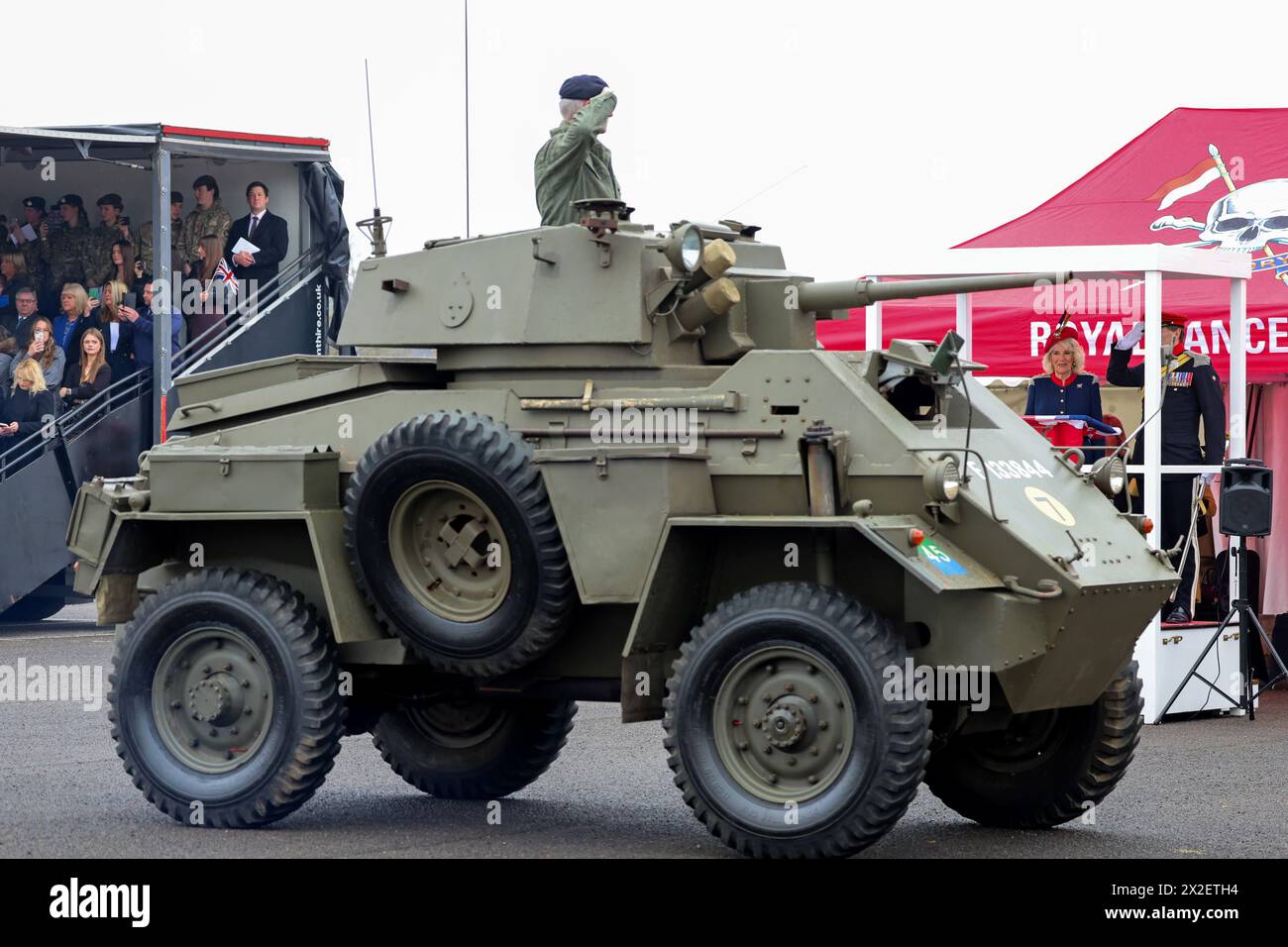 A humber armoured vehicle from ww2 similar to what the Queens late ...
