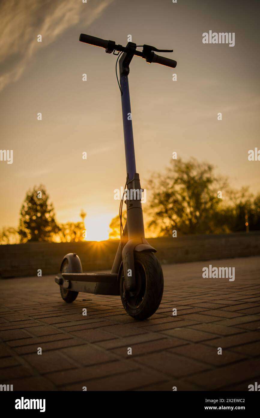Powered stand up scooter hi-res stock photography and images - Alamy
