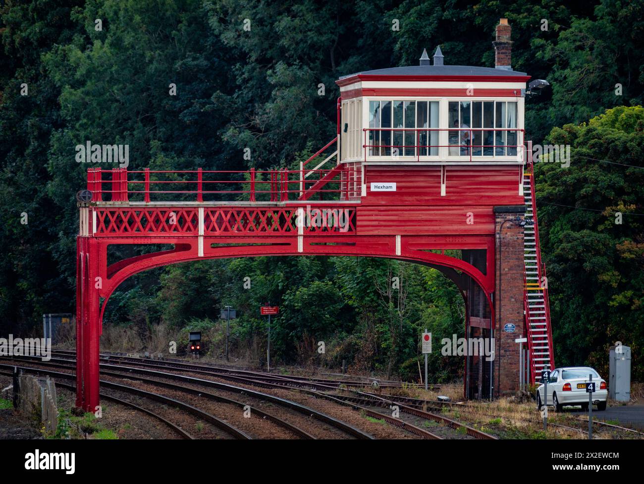 Morpeth railway station, in Northumberland, England Stock Photo - Alamy