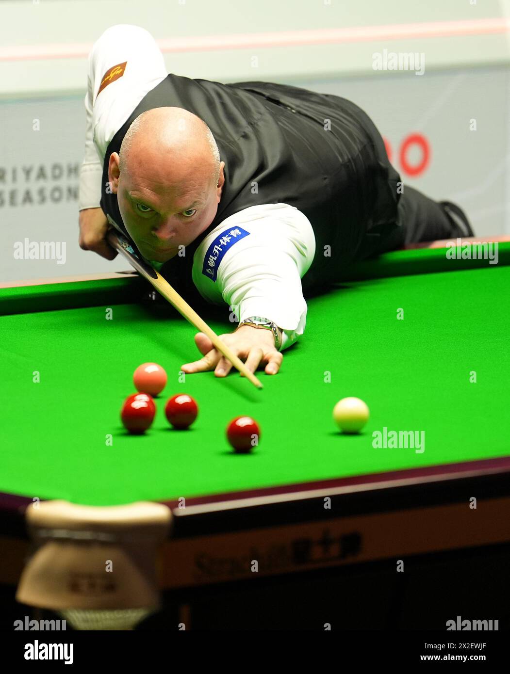 Stuart Bingham in action during their match against Gary Wilson (not ...