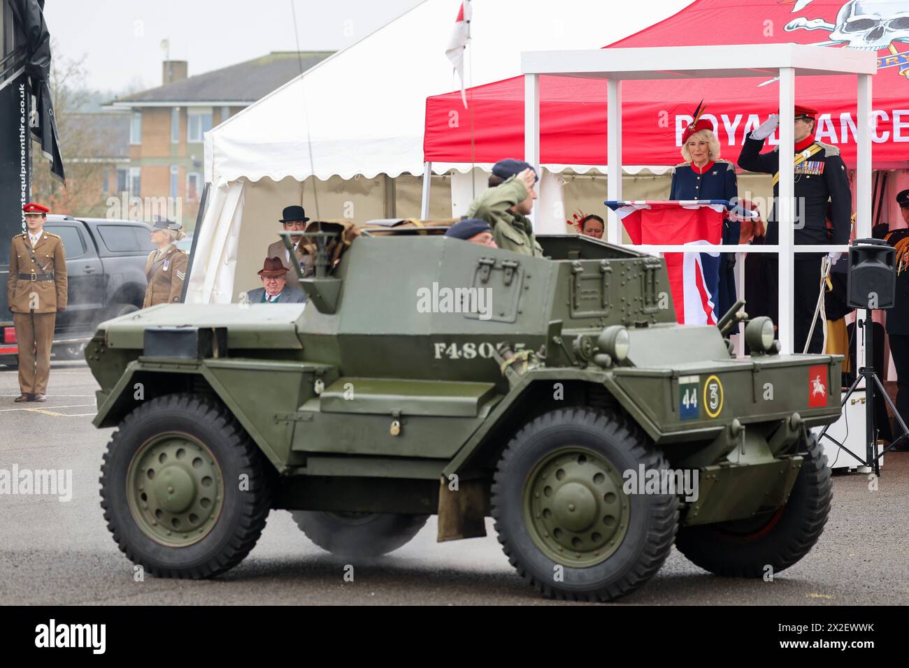 A Dingo armoured vehicle from ww2 similar to what the Queens late ...