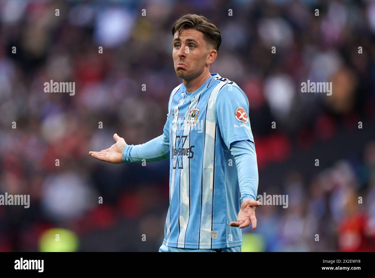 Coventry City's Luis Binks during the Emirates FA Cup semi-final match ...