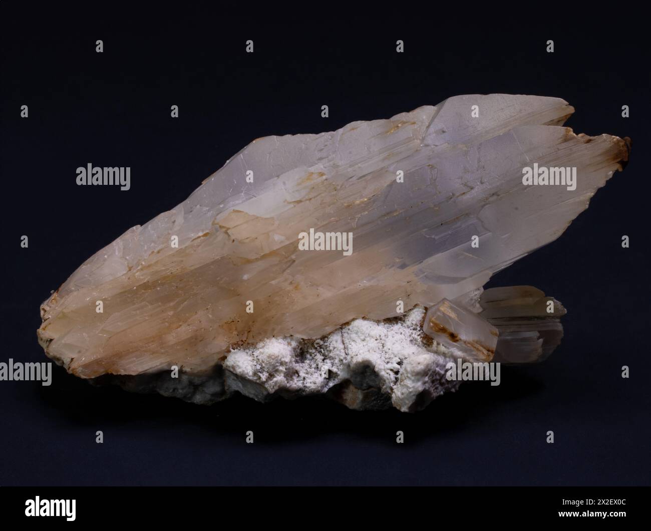 Gypsum crystal mineral specimen, stunning photography Stock Photo - Alamy