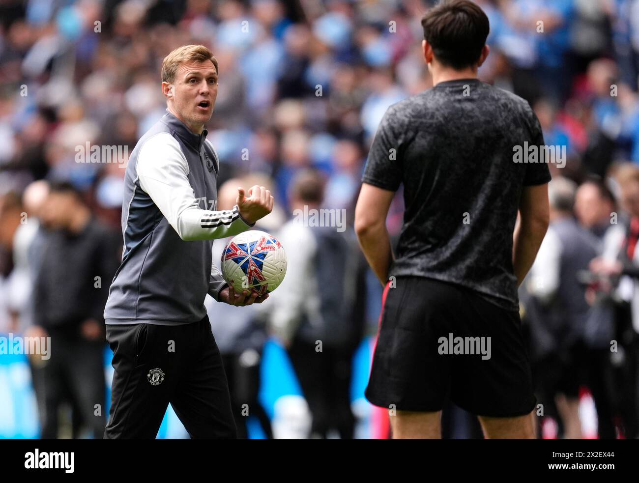 Manchester United technical manager Darren Fletcher during the Emirates ...