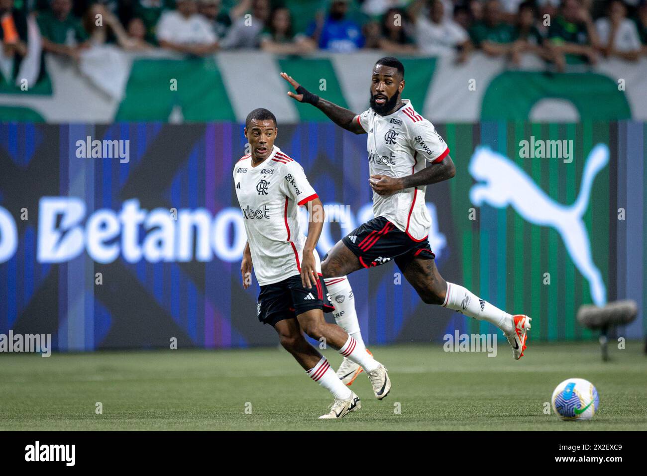 Sao Paulo, Brazil. 22nd Apr, 2024. SP - SAO PAULO - 04/21/2024 - BRAZILIAN A 2024, PALMEIRAS x ...