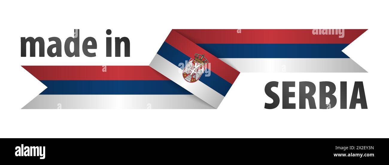 Made in serbia stamp Stock Vector Images - Alamy