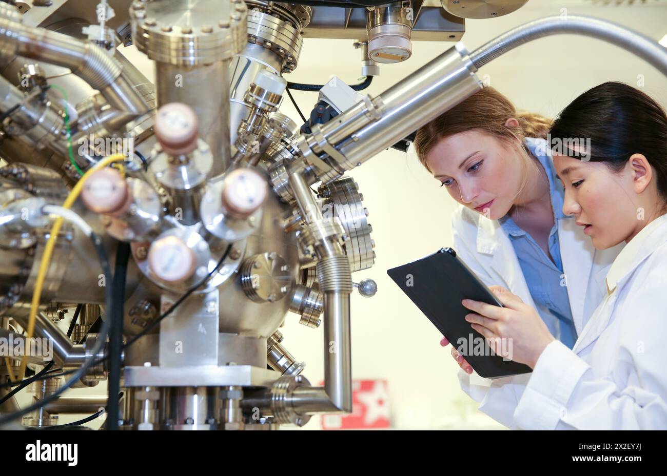 Researchers. Surface spectrometer, Photoelectron spectroscopy, Auger ...