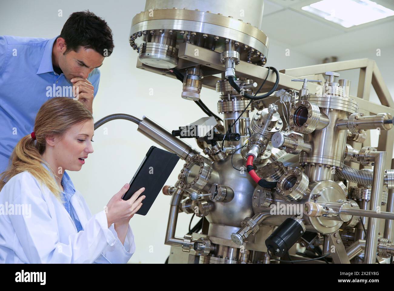 Researchers. Surface spectrometer, Photoelectron spectroscopy, Auger ...