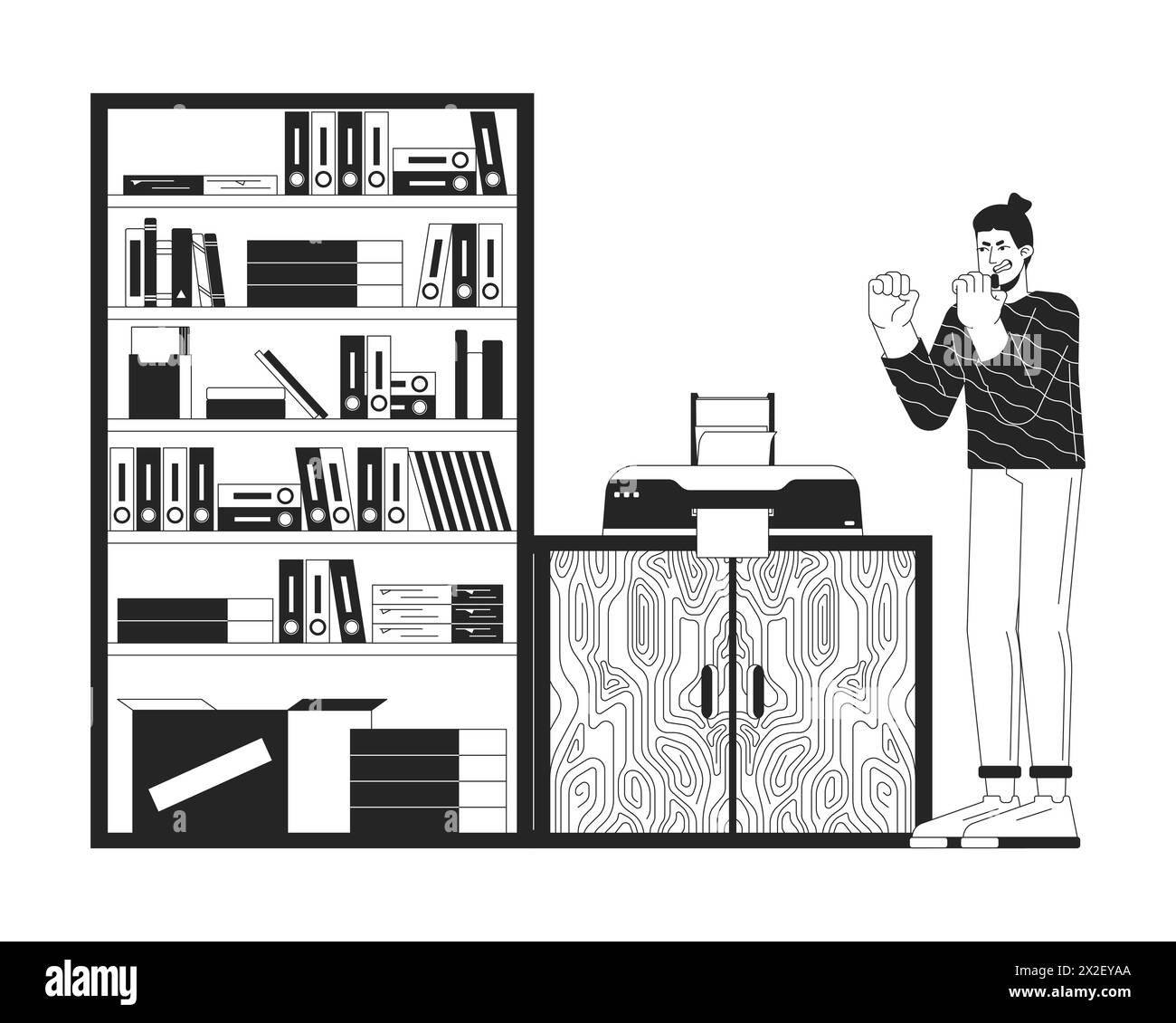 Character printer hi-res stock photography and images - Alamy