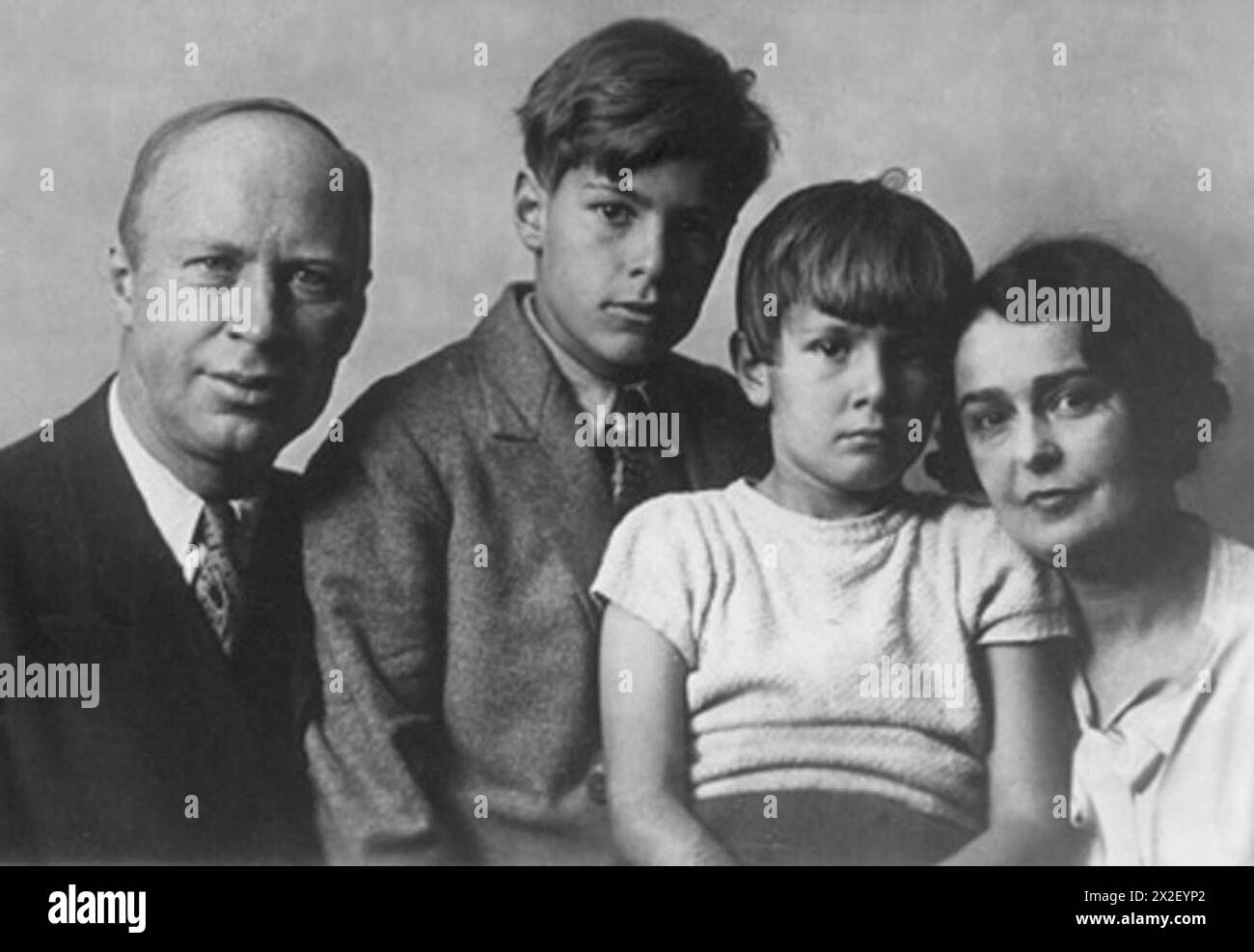 Picture of the family of Serguei Prokofiev Stock Photo - Alamy