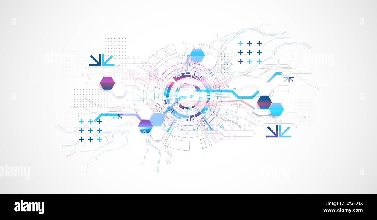 Science and technology theme Stock Vector Images - Alamy