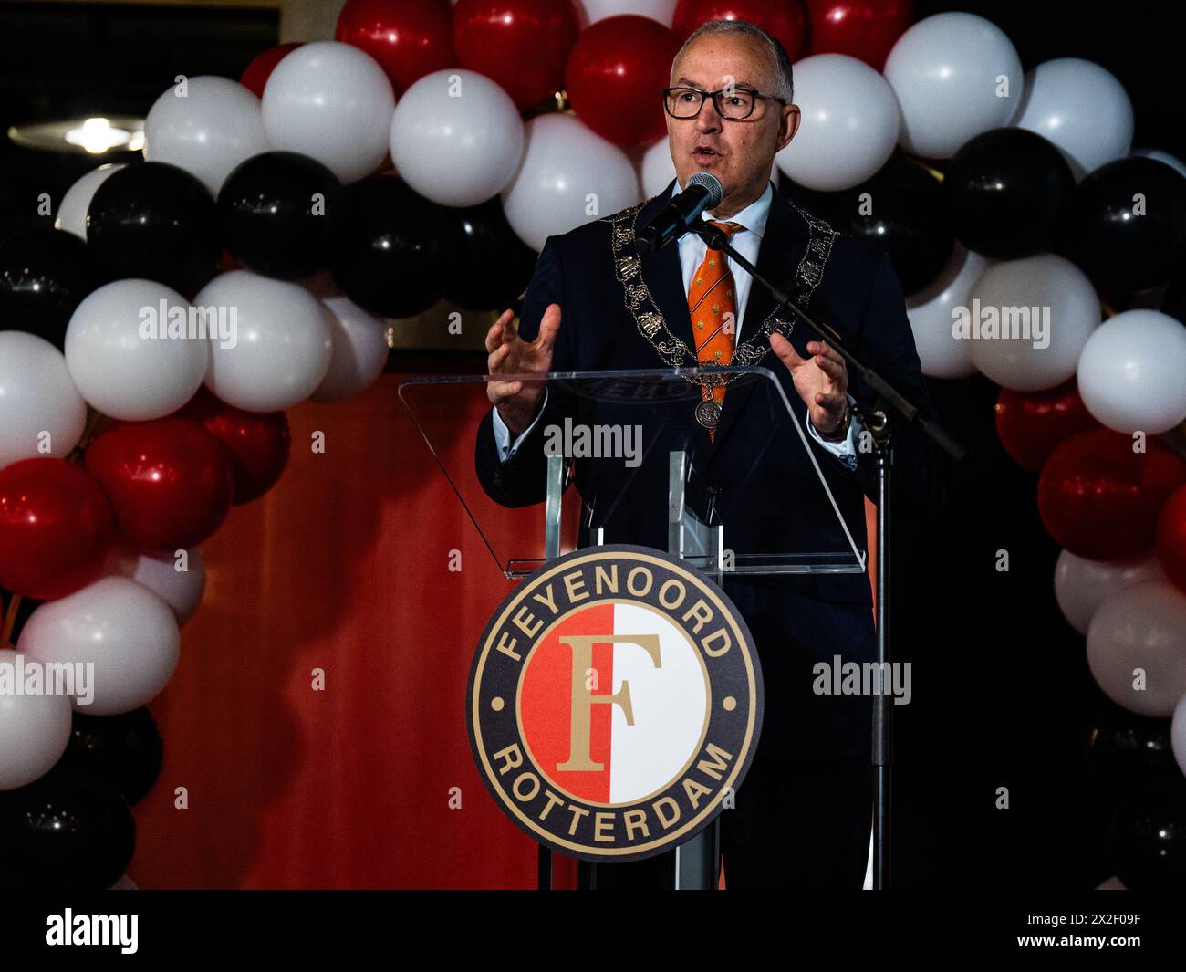 Rotterdam, Netherlands. 22nd Apr, 2024. Rotterdam - Mayor Ahmed ...