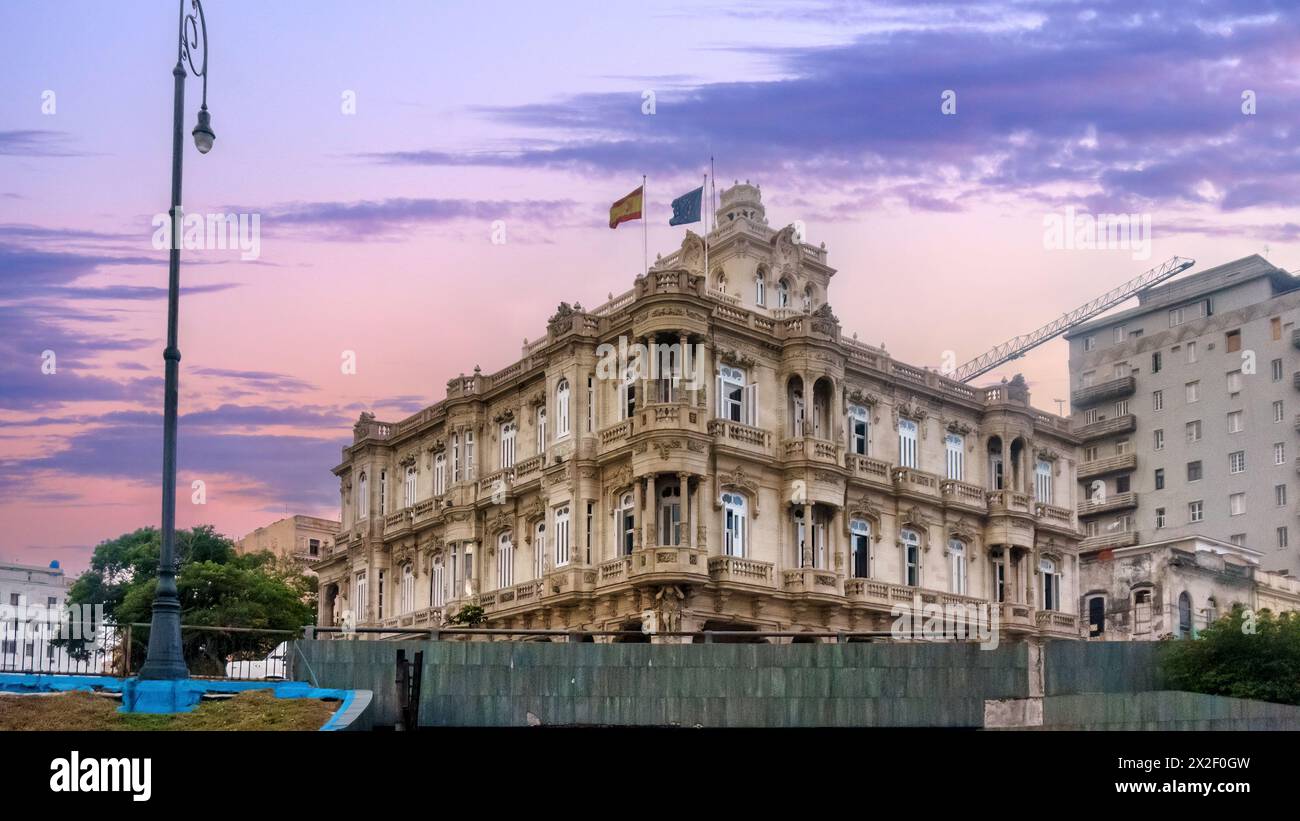 Embassy consulate of Spain building architecture, exterior, Havana ...
