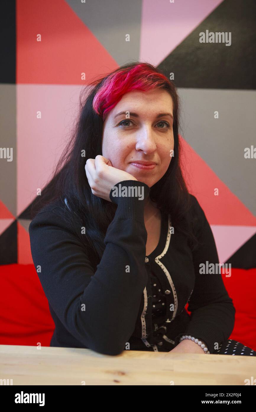 Portrait of Sylwia Chutnik 20/03/2013 ©Isabella De Maddalena/opale ...