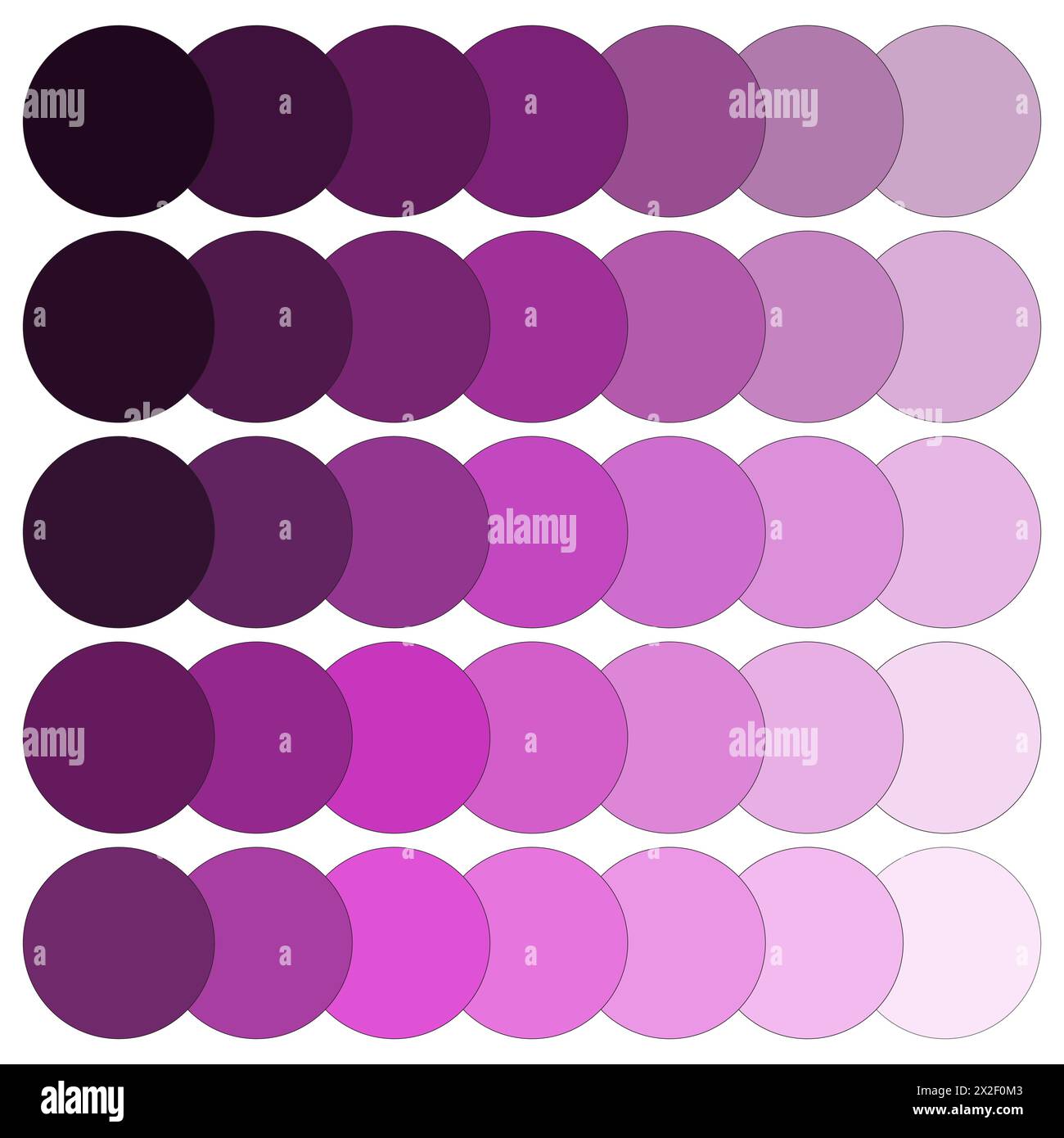 Purple gradient circles. Overlapping spheres design. Lavender to plum ...
