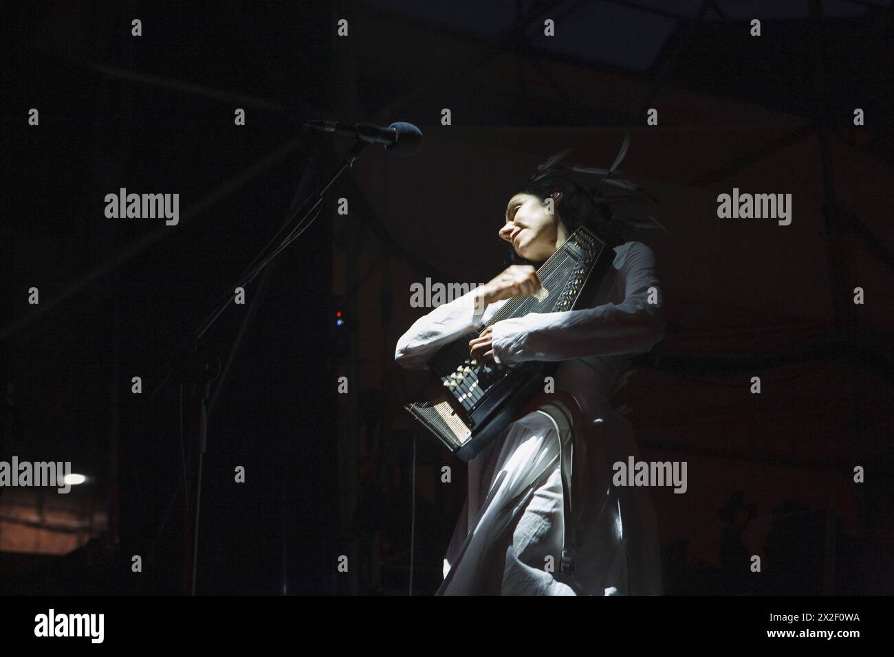 Portrait of PJ Harvey (Polly Jean Harvey) in concert 06/07/2011 ...