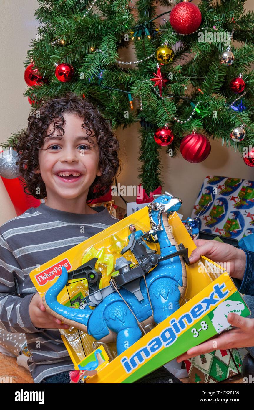 Family Christmas Celebration. Immigrant Latin American people in Canada ...