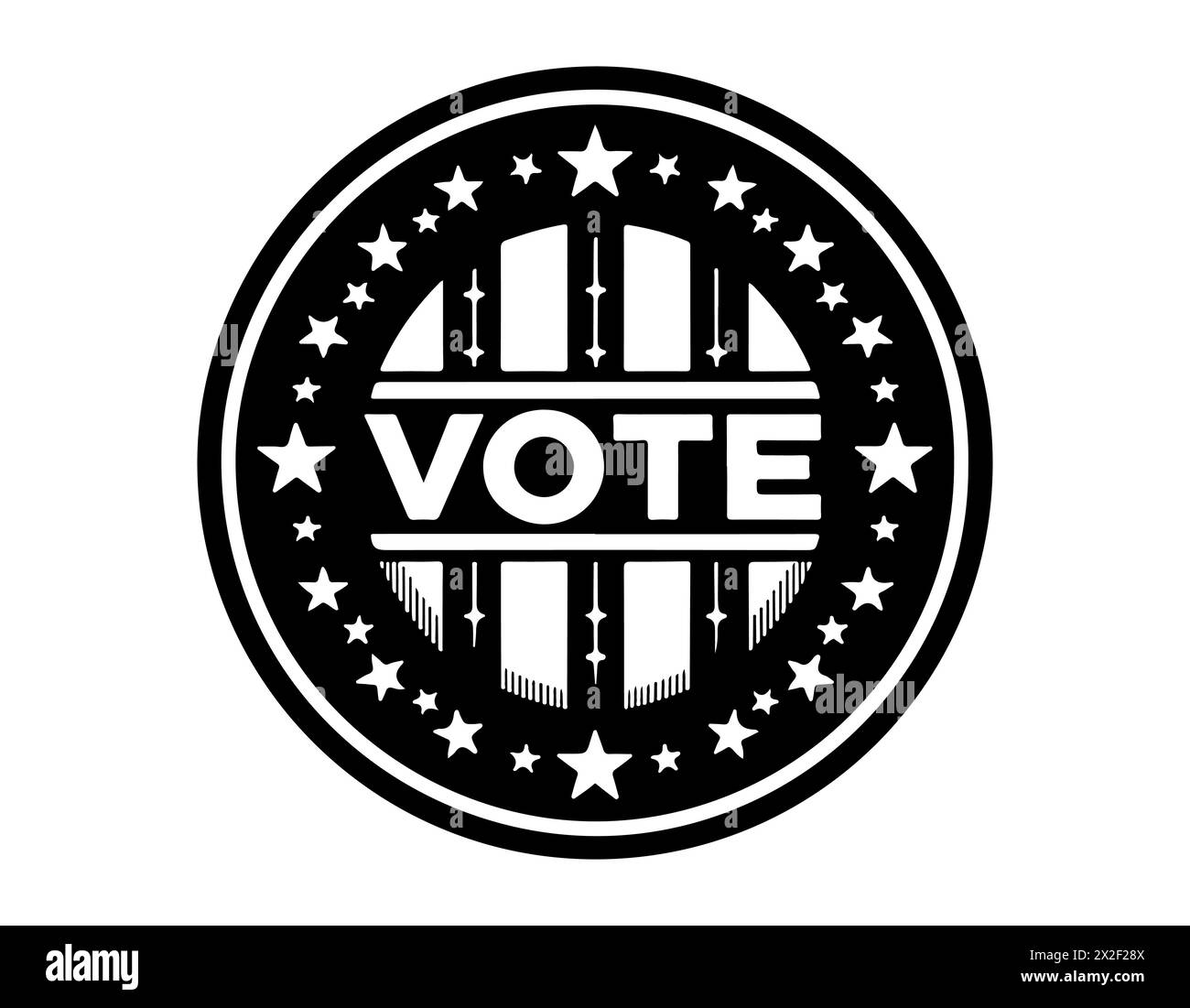 Black suffrage pin Stock Vector Images - Alamy