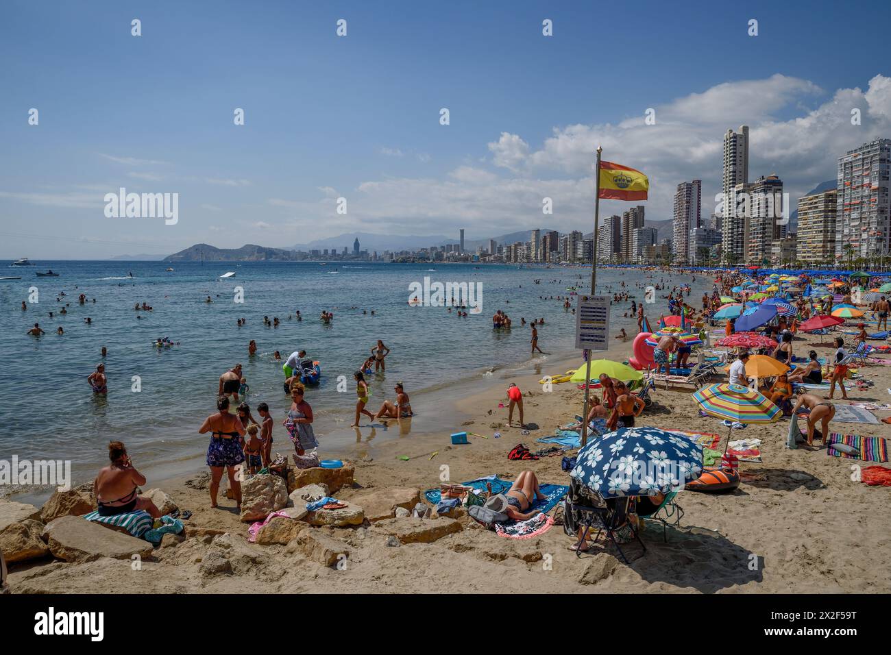 geography / travel, Spain, Valencia, Alicante, tourists at the playa ...