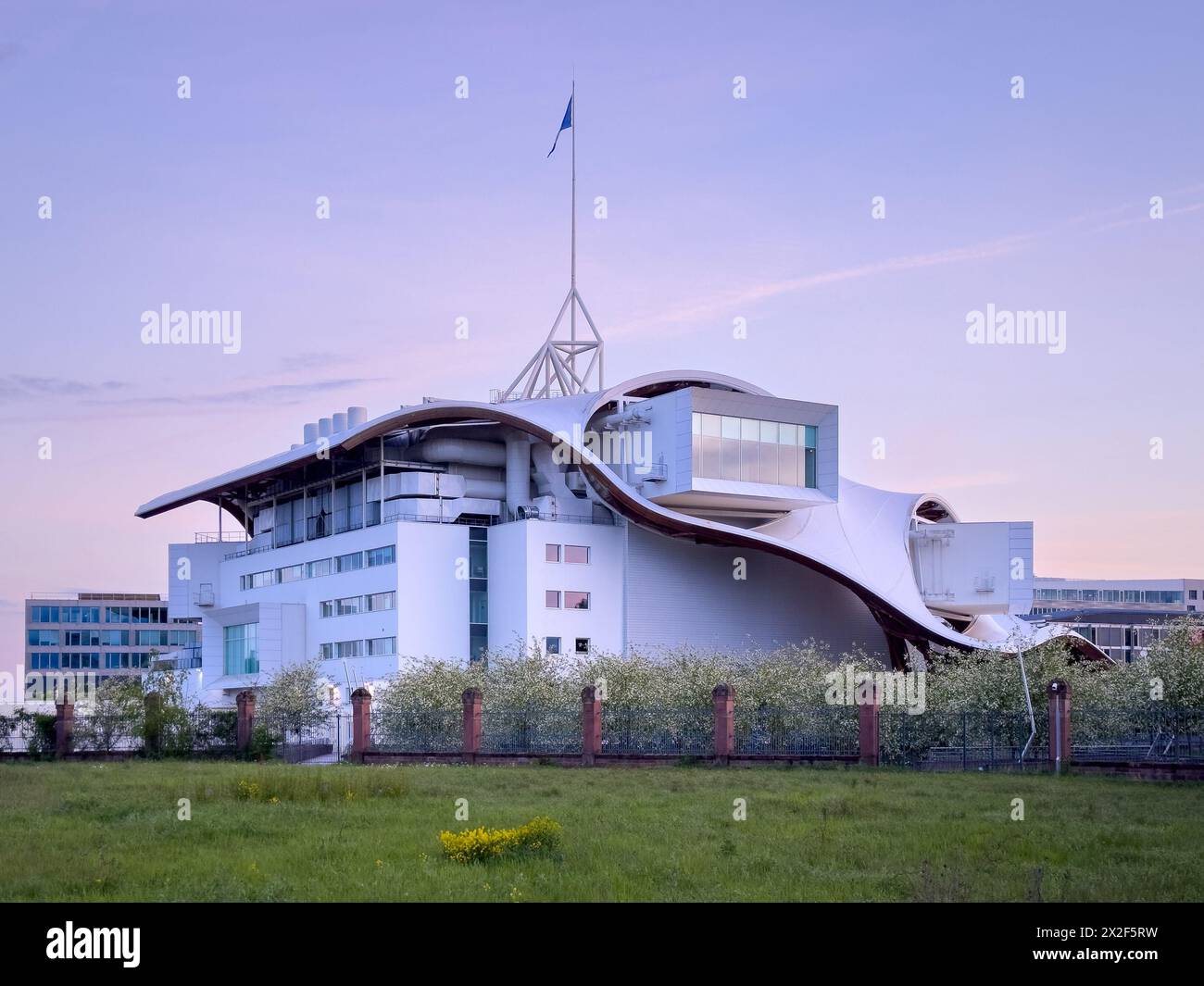 Metz, France - April 18, 2024: View of the Centre Pompidou in Metz, a ...