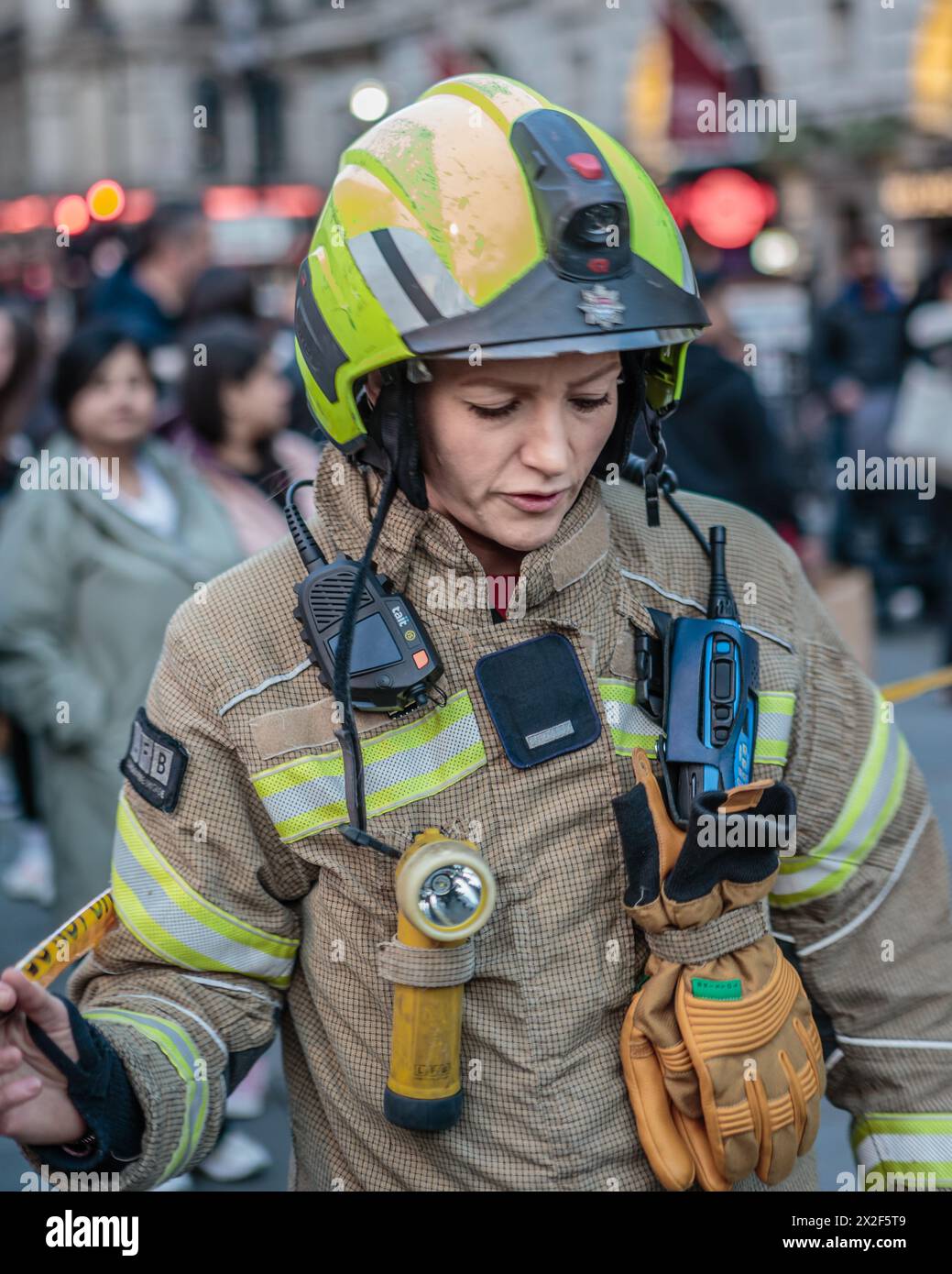Fire woman uniform hi-res stock photography and images - Alamy