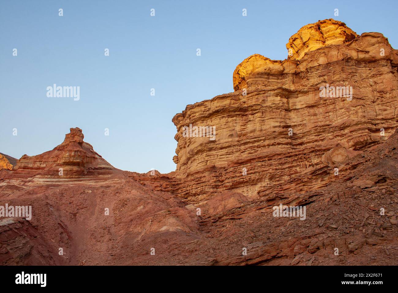 Israel, Eilat Mountains, Amram columns or Pillars Stock Photo - Alamy