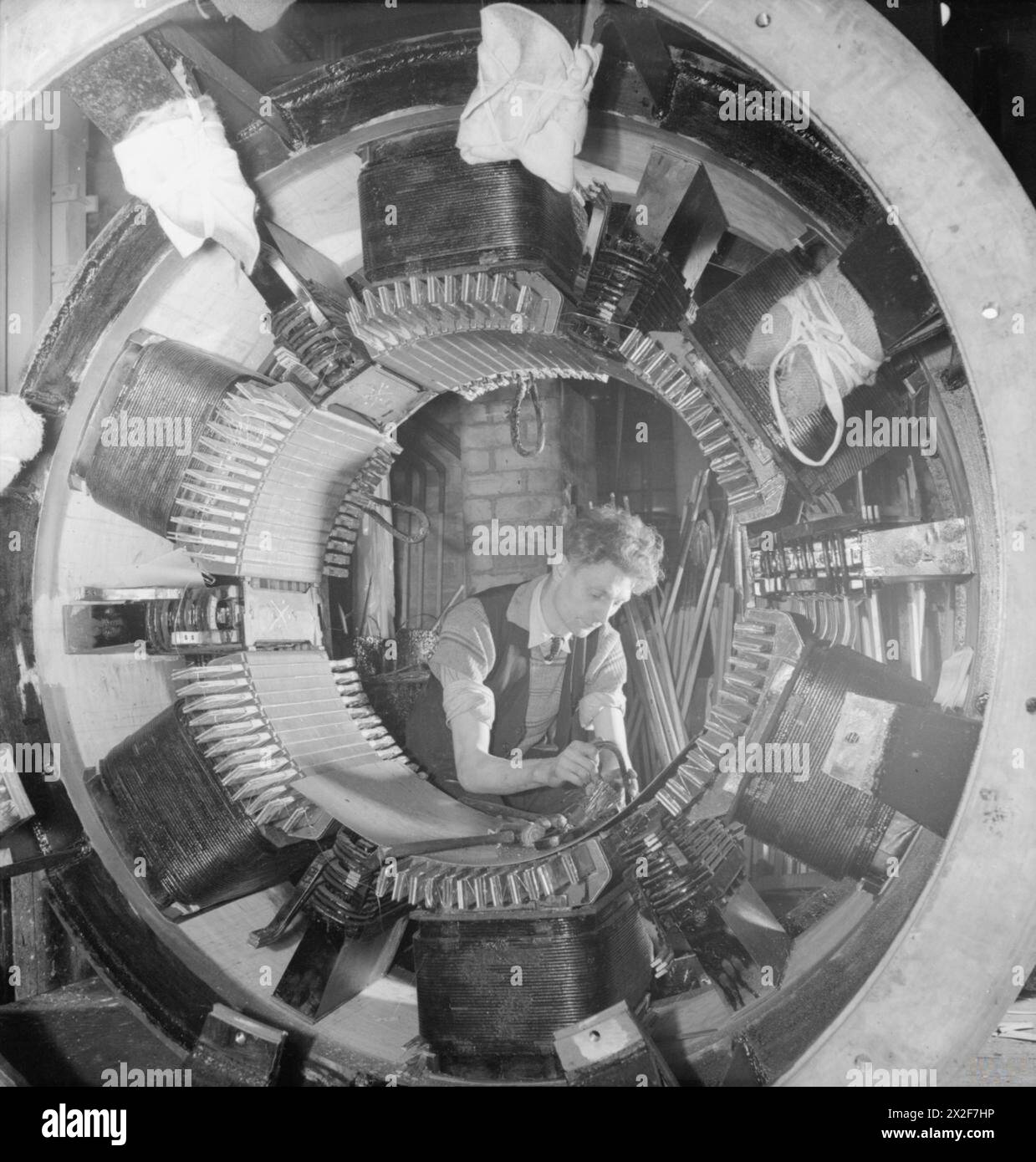 ELECTRICAL ENGINEERING WORKS GOES TO WAR, ENGLAND, 1942 - 25 year old ...