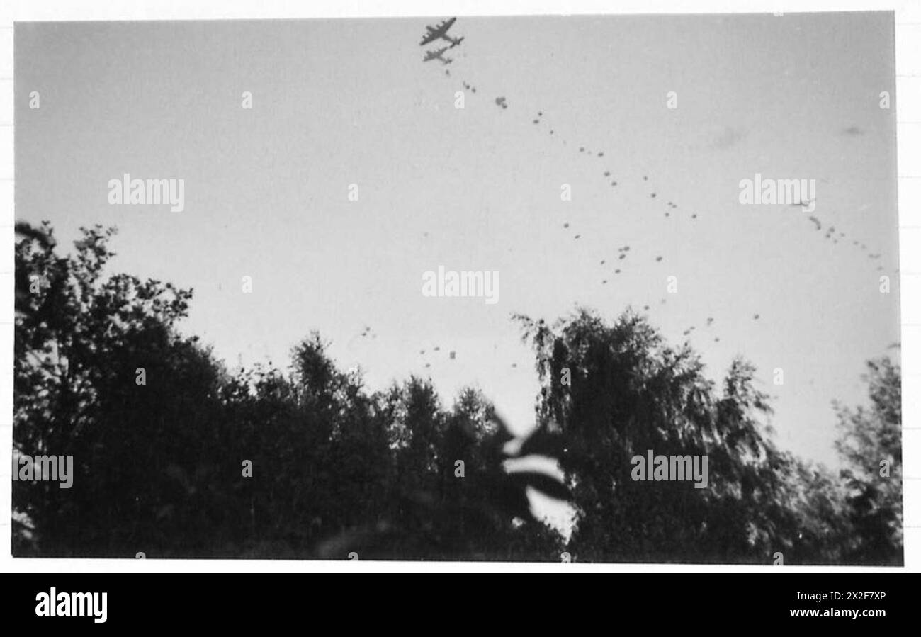 Aerial resupply drop Cut Out Stock Images & Pictures - Alamy