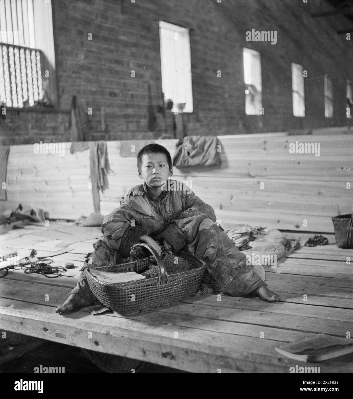 CECIL BEATON PHOTOGRAPHS: GENERAL - China 1944: A destitute boy with a ...