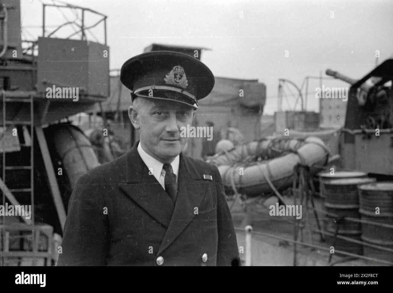 OFFICERS COMMANDING HM SHIPS. 2ND TO THE 12TH MARCH 1943, LIVERPOOL ...