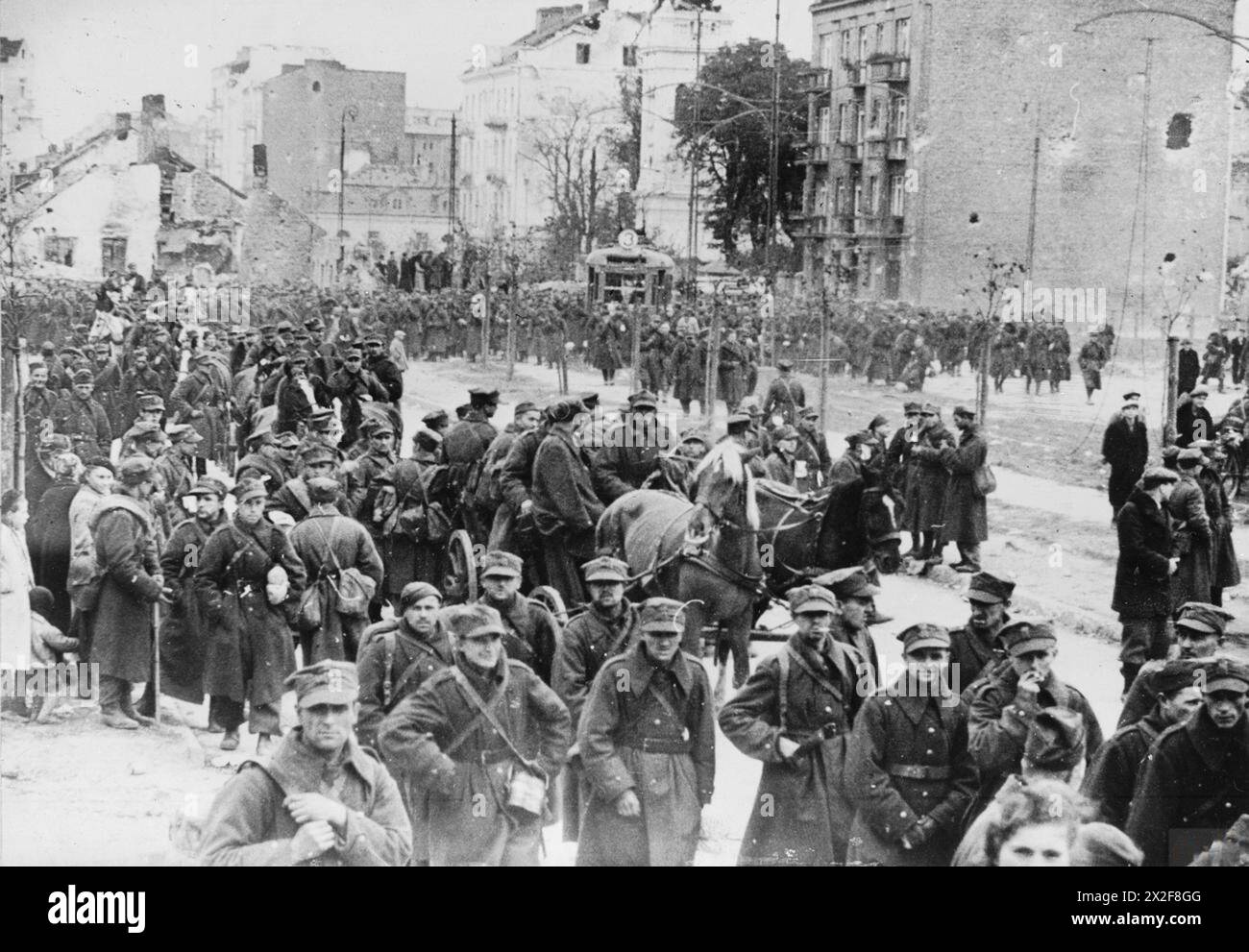 THE GERMAN-SOVIET INVASION OF POLAND, 1939 - Polish soldiers marching ...