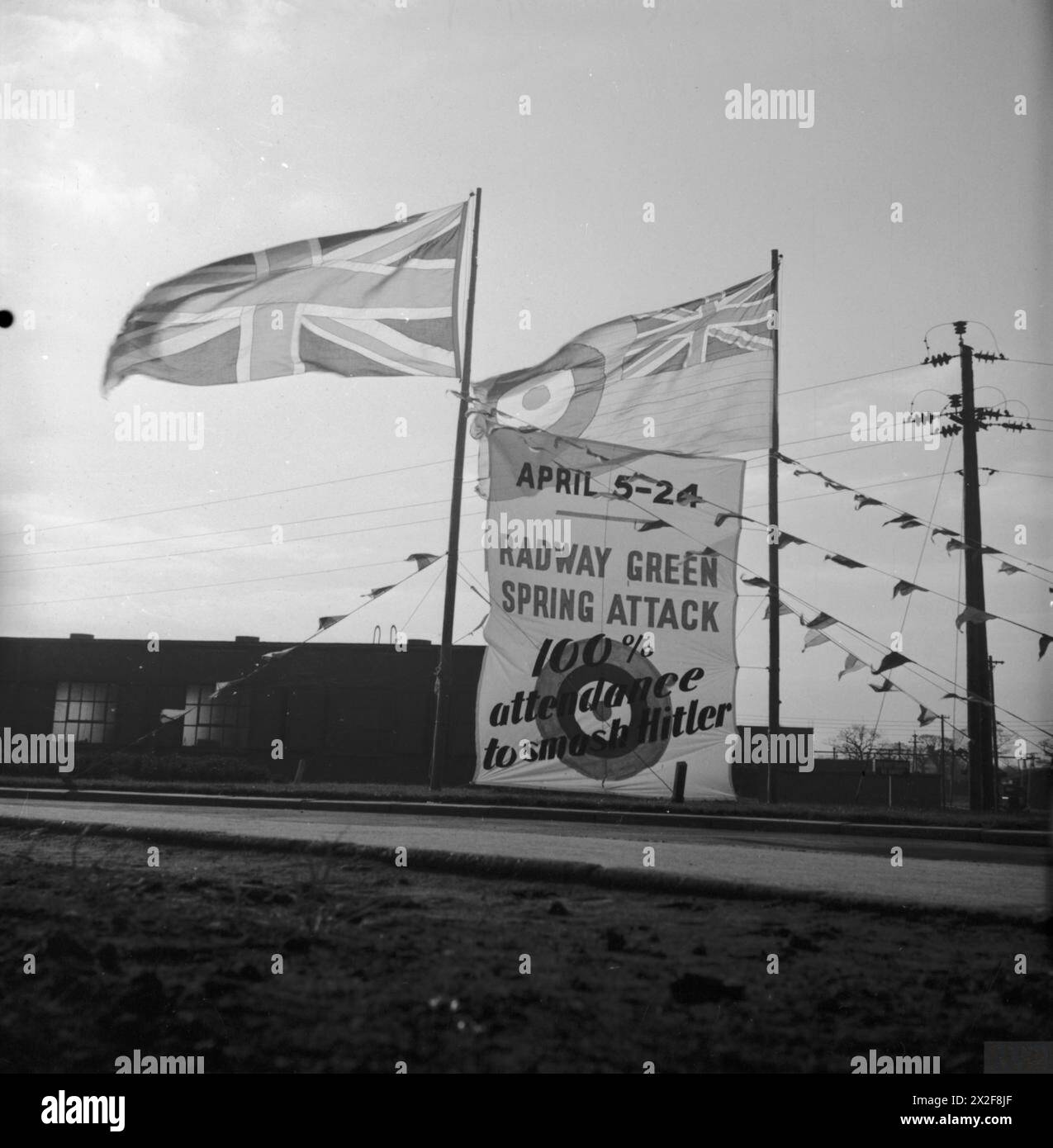 WAR INDUSTRY: PRODUCTION DRIVE EXHIBITION AT ROYAL ORDNANCE FACTORY ...