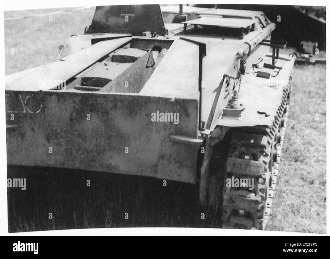 GERMAN RADIO-CONTROLLED DEMOLITION VEHICLE - Front view of the vehicle ...