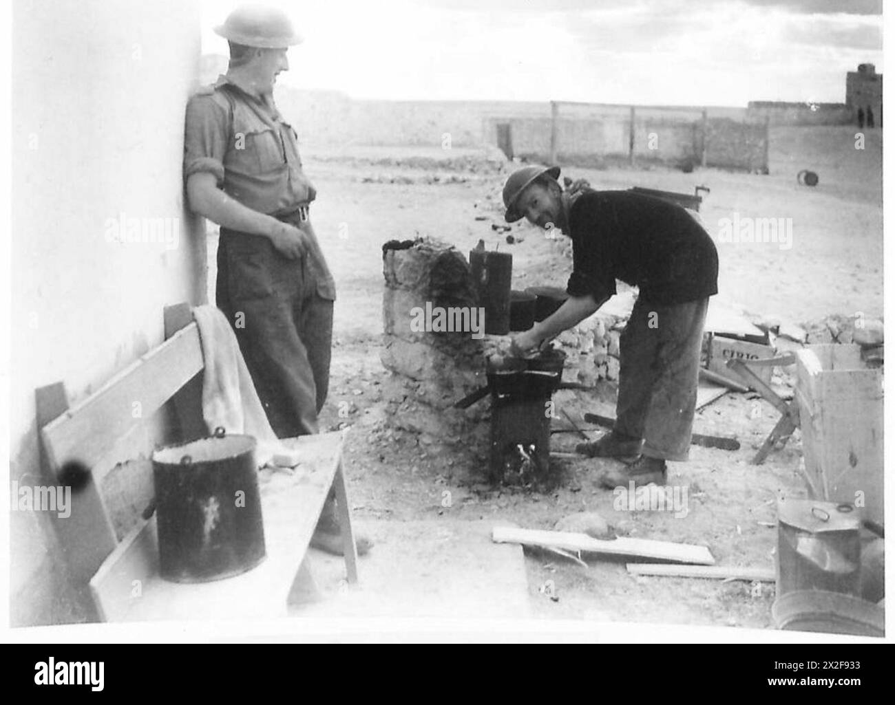 Contractor in work Black and White Stock Photos & Images - Alamy