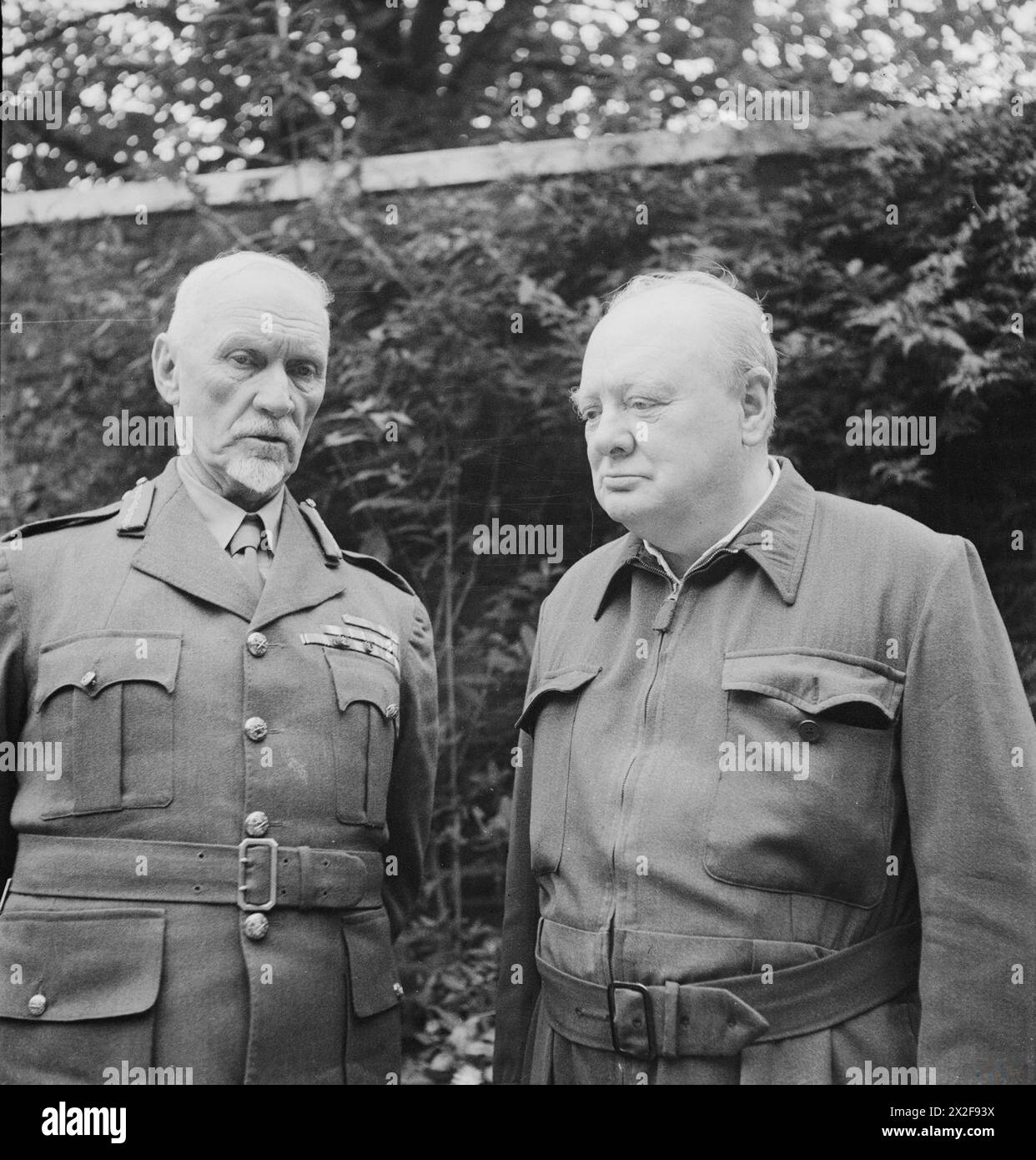 WINSTON CHURCHILL DURING THE SECOND WORLD WAR IN THE UNITED KINGDOM ...