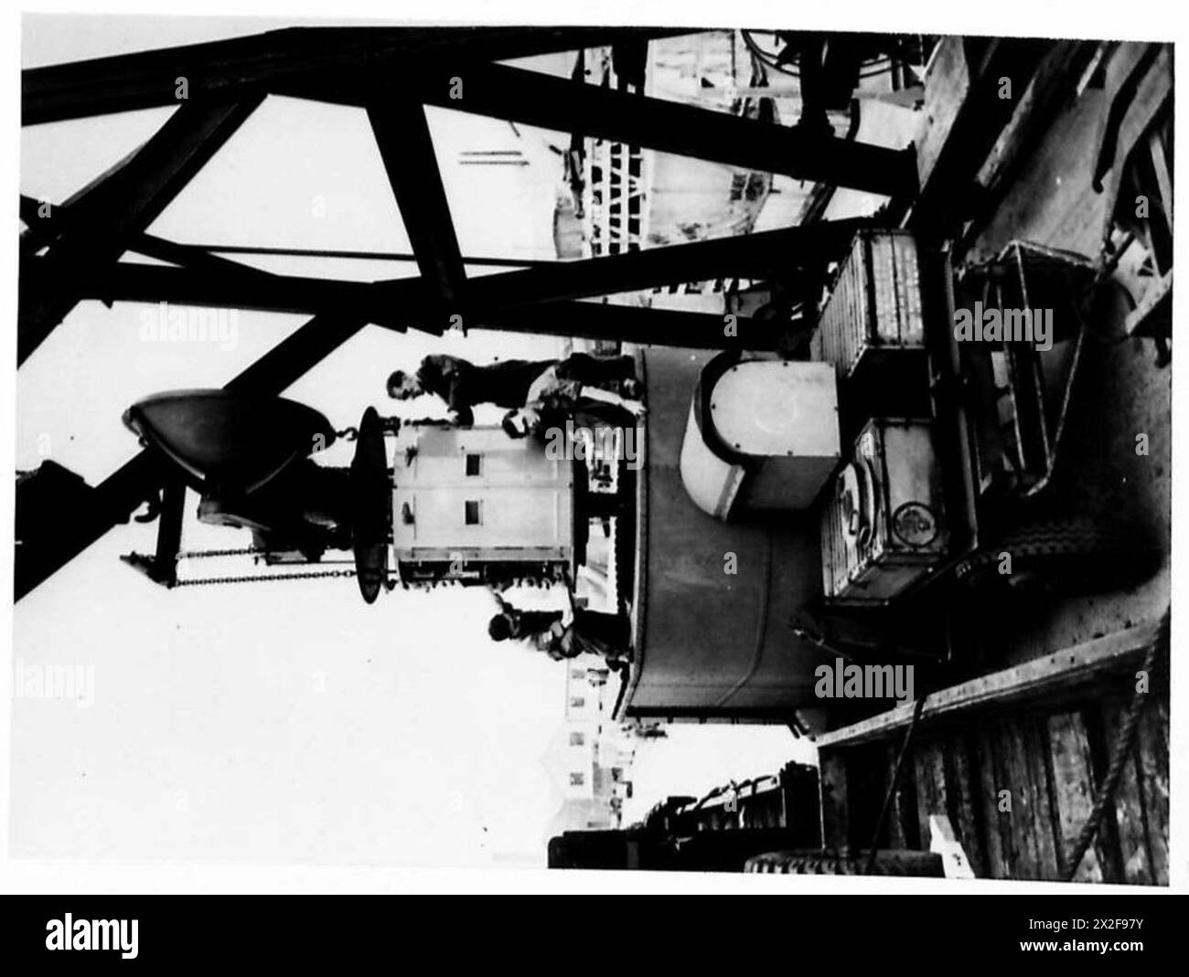 RADAR - 4th Echelon work - Stage 1 - Removal of part of A G.L. Radar ...