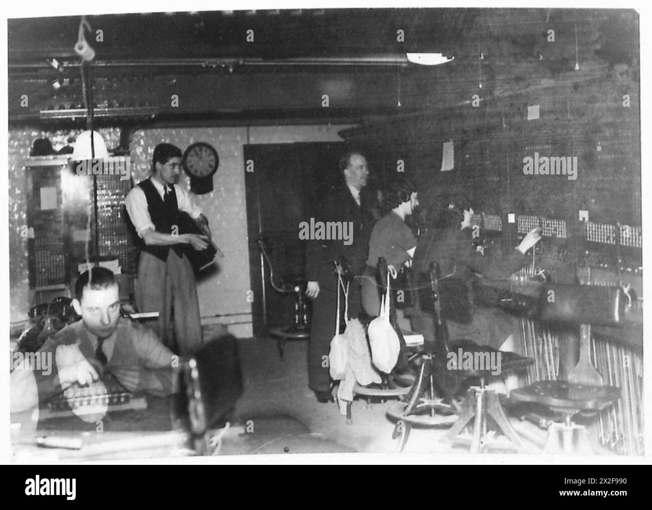CONTROL ROOM - The Telephone Exchange in the sub-basement , British ...