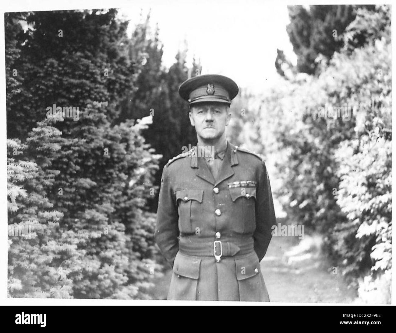 negative - Portrait of an officer; a Scottish Command Brigadier British ...