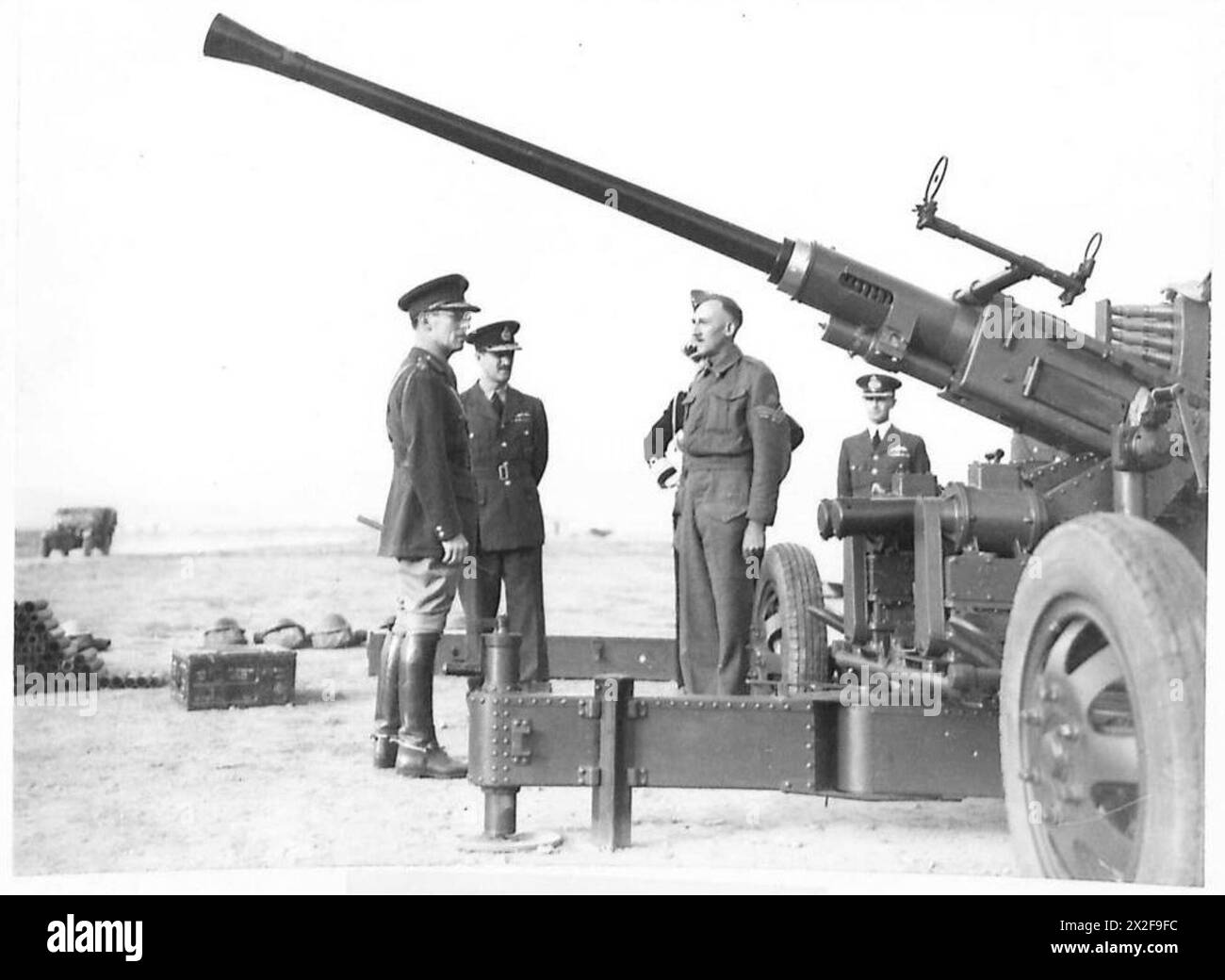 WITH THE BRITISH AIR FORCE IN GREECE - H.M. the King of Greece ...