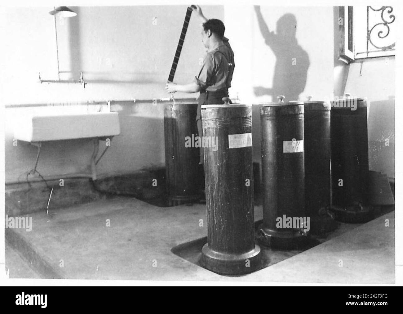 THE ARMY FILM AND PHOTOGRAPHIC UNIT - Films are developed, fixed and ...